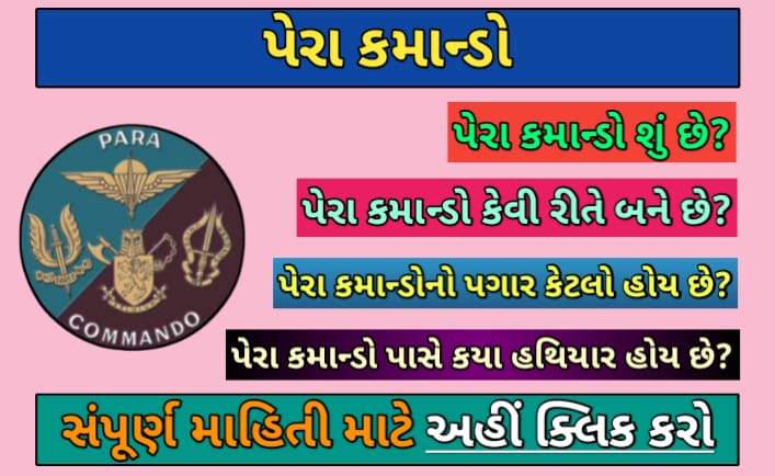 Para Commando : કોણ છે પેરા કમાન્ડો, કેટલો પગાર હોય છે અને કેવી હોય છે ...
