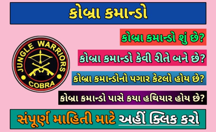 Cobra Commando : કોણ છે કોબ્રા કમાન્ડો, કેટલો પગાર હોય છે અને કેવી હોય ...